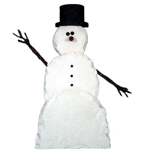 Little Ice - 1100 mm high Polystyrene Snowman | Graham Sweet Studios Shop